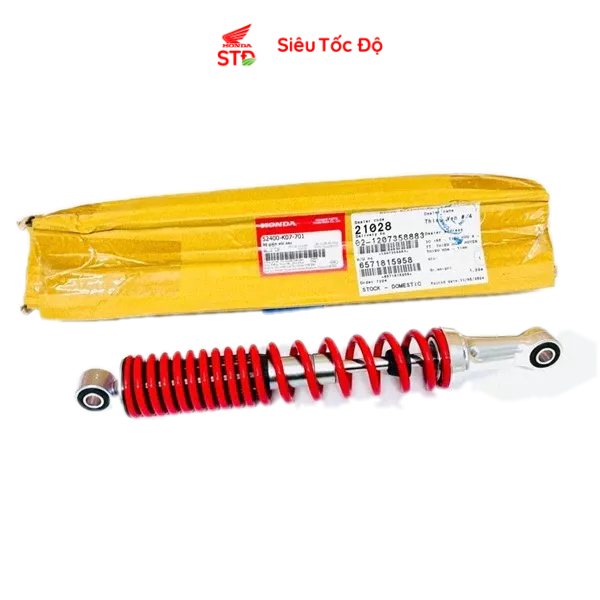 Rear Shock Absorber Wave Rsx 110 (Mantis) Red Honda Brand - 52400K07701 ...