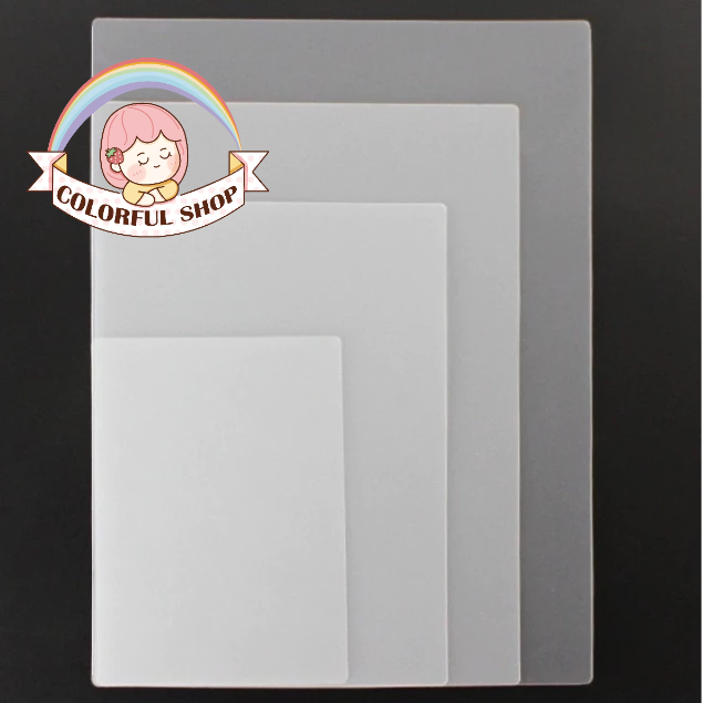 Set of 2 A4 clear plastic covers used to make Diy notebook covers, size ...