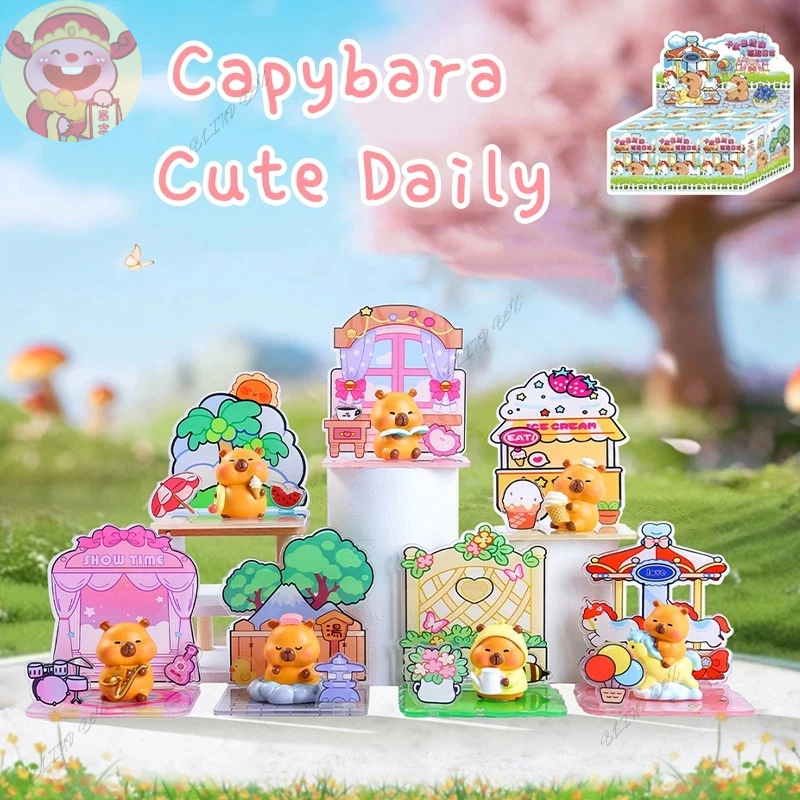 Capybara CUTE DAILY - BLIND BOX collectible toy capybara model BLIND ... Capybara CUTE DAILY - BLIND BOX collectible toy capybara model BLIND ...