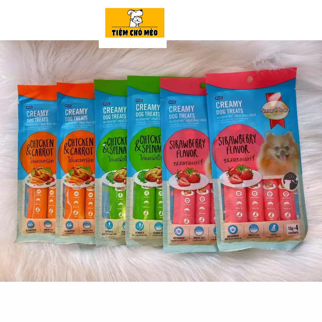 Creamy Dog Treats Smartheart Mix with delicious and nutritious ...
