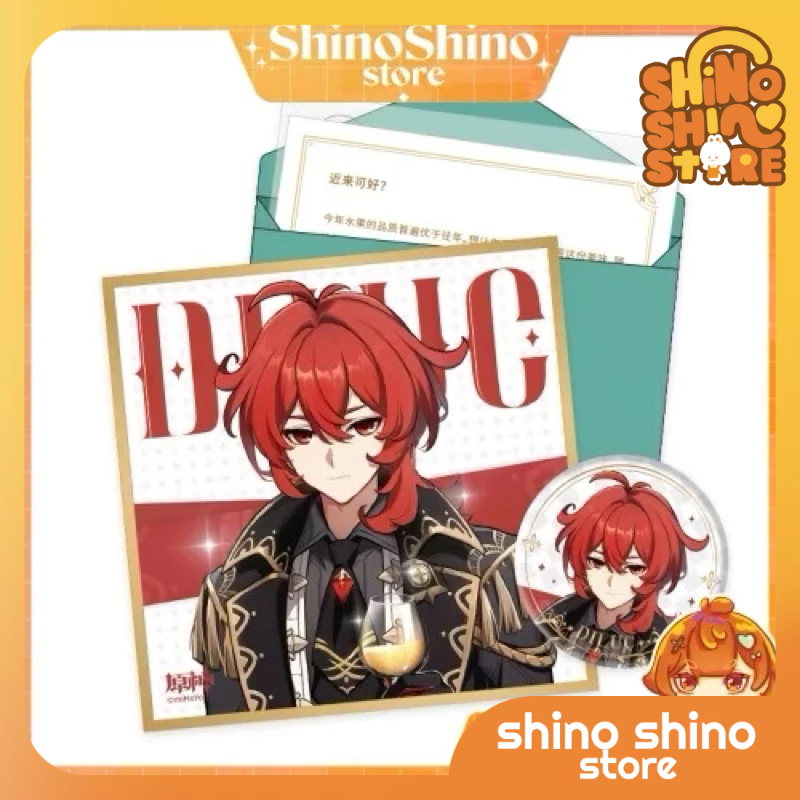 Genuine DILUC birthday box from genshin impact official shop | Shopee ...
