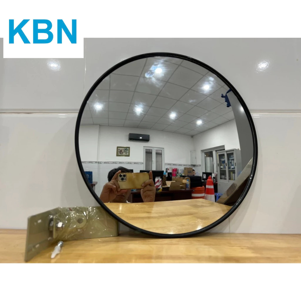 36cm feng shui convex mirror with glass surface, underbody view, hidden ...