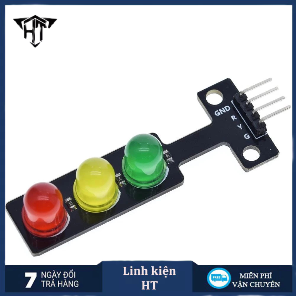 Super Bright 5V Traffic Light Led Circuit - 3 Green Yellow Red LED ...