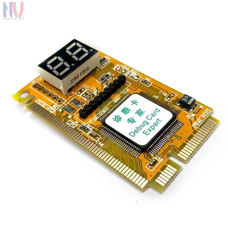 3-in-1 Laptop Diagnostic Debug Card - Mini PCI / Mini PCI-E / LPC (VIP ...