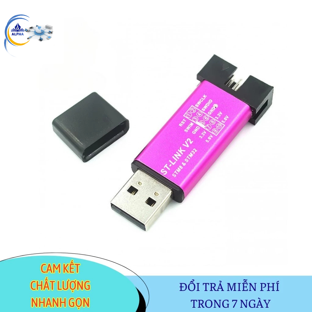 ST-Link V2 Feeder Circuit for STM32 STM8 Wired Connection – Supports ...