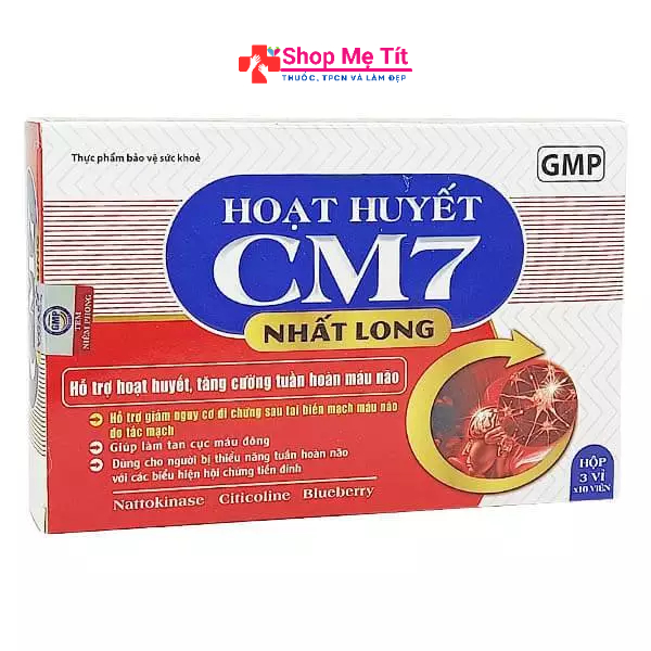 HOT BLOOD CM7 Nhat Long - Supports blood circulation, enhances cerebral ...