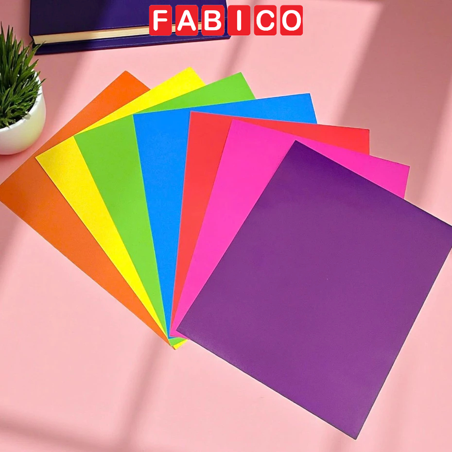 Combo of 10 Large Packs of Glueless Craft Paper 17 x 22 cm - (7 Sheets ...