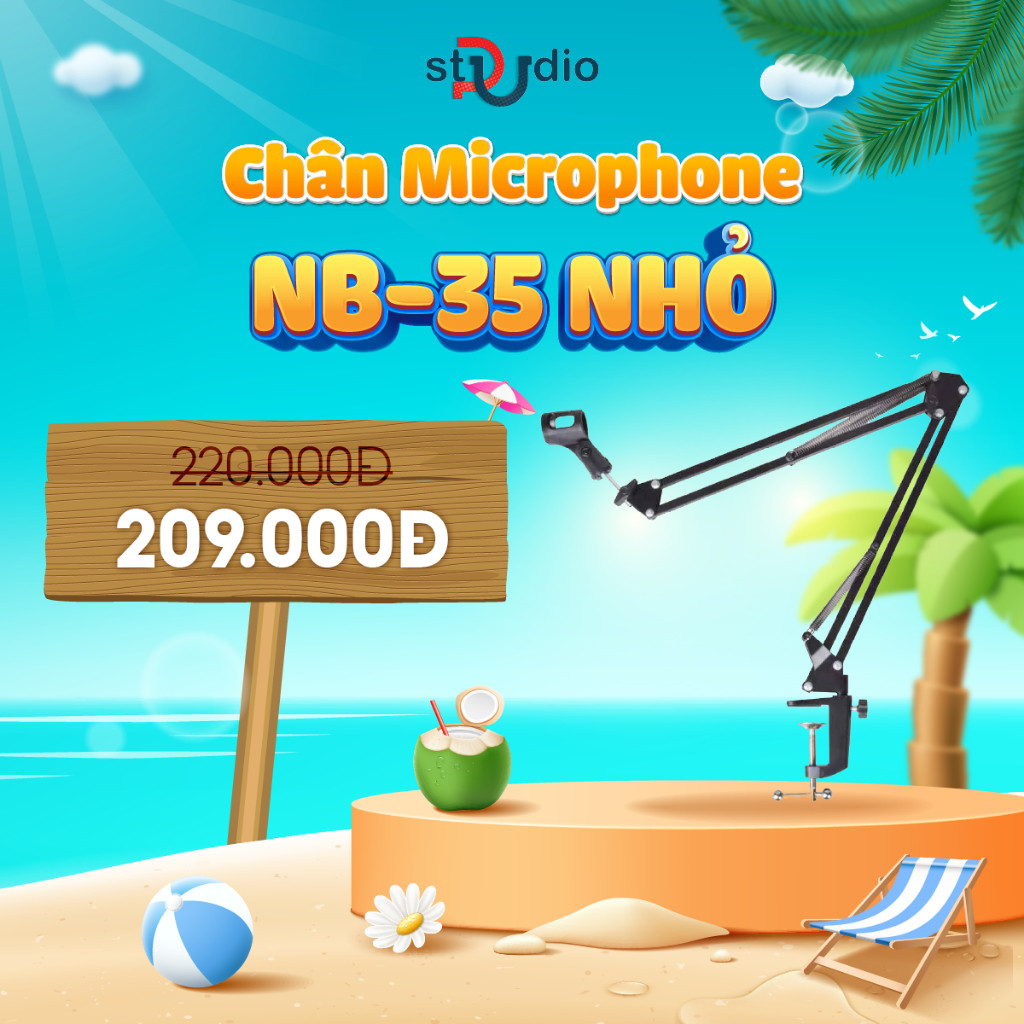 Microphone stand NB-35 (small) - Desk clamp Microphone stand ...