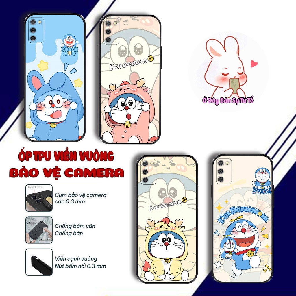 Cute anime doraemon flexible Samsung A02s A03s A03 CORE case | Shopee ...