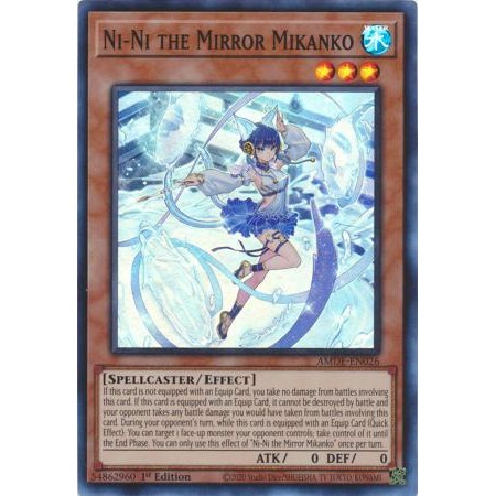 Yugioh Card! - AMDE-EN026 - Ni-Ni the Mirror Mikanko | Shopee Philippines