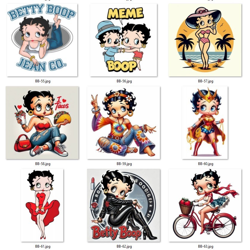 Betty Boop Fan Art 07 | Shopee Philippines