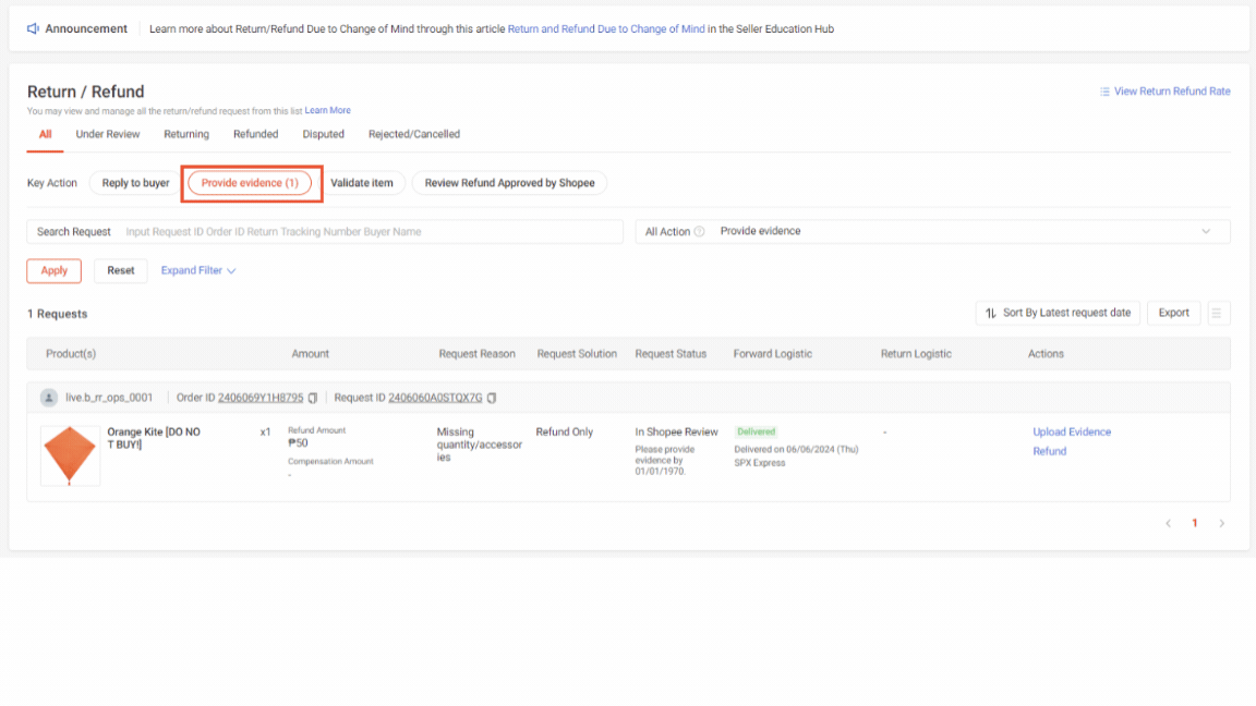 New Return and Refund Features Available on Seller Center | Shopee PH ...