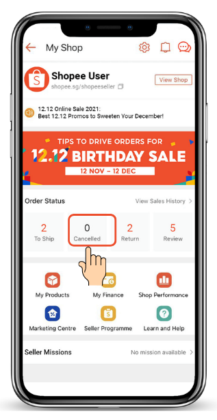 What should I do if I receive a cancellation request from the buyer ...