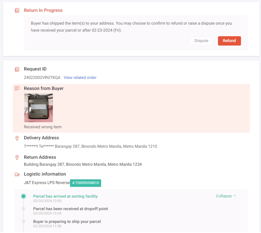 Return Pick-up and Drop-Off Services | Shopee PH Seller Education Hub