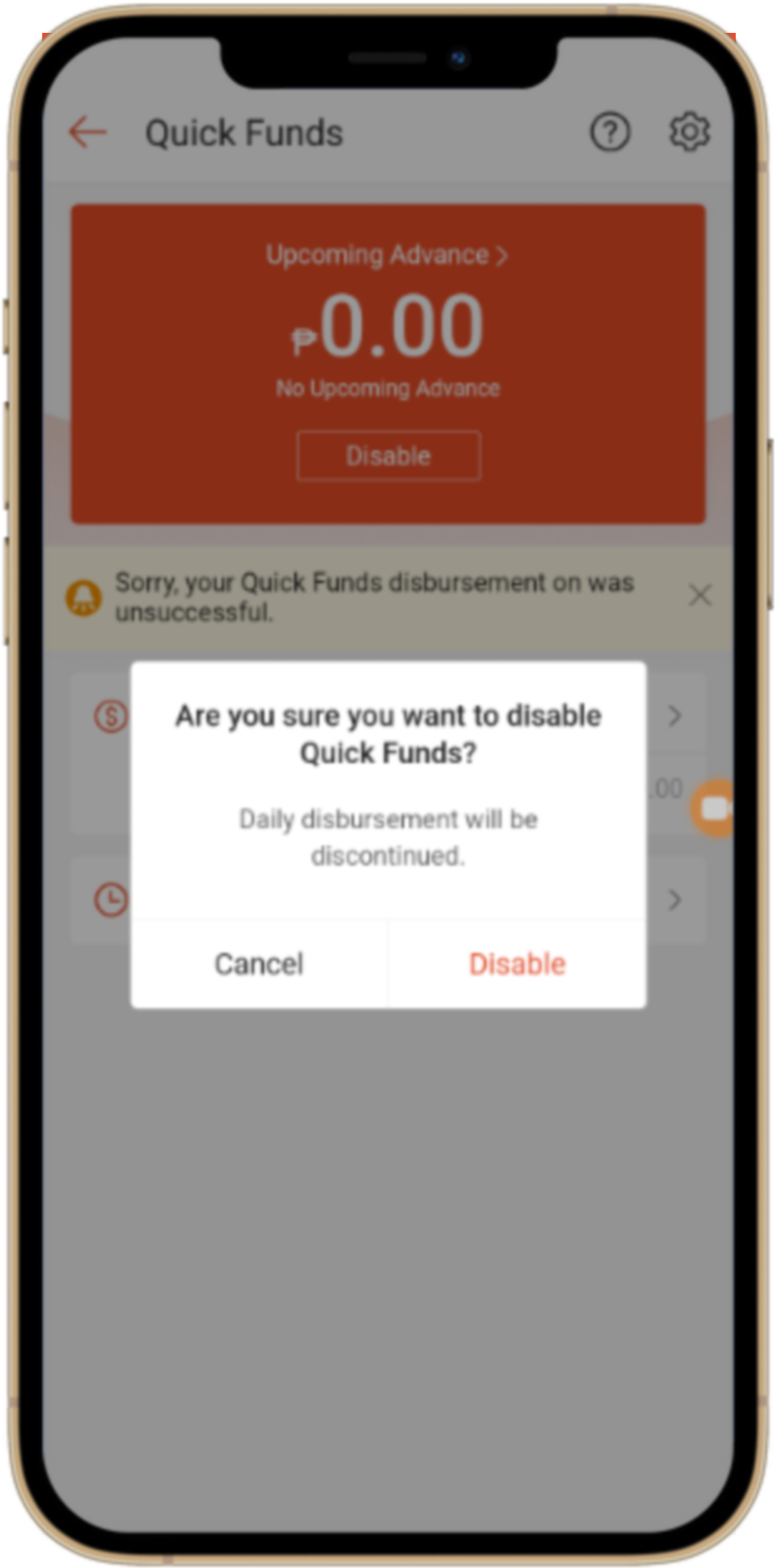 Quick Funds | Shopee PH Seller Education Hub