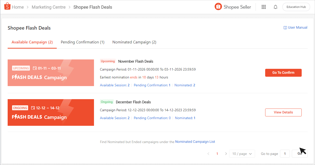 Monitoring ongoing Shopee Flash Deals sessions | Shopee PH Seller ...