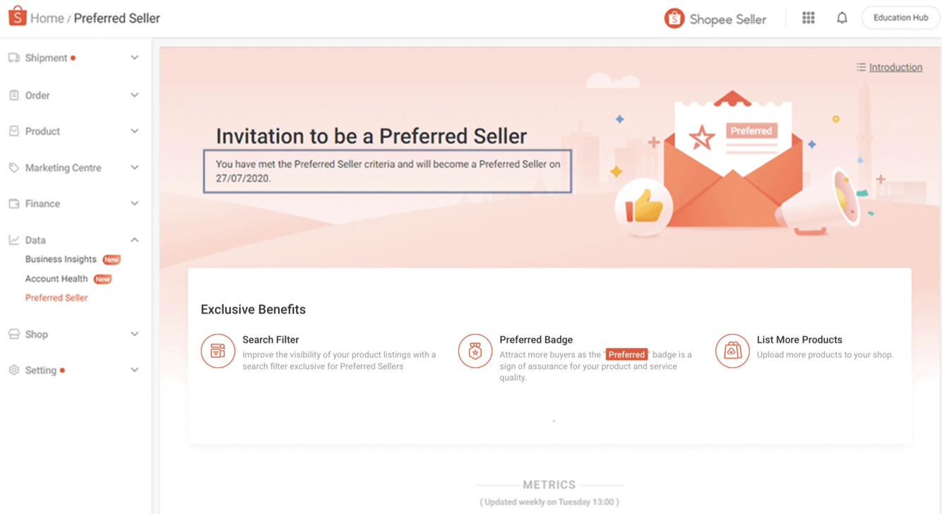 How do I know if I qualify for the Preferred Seller program? | Shopee PH Seller Education Hub