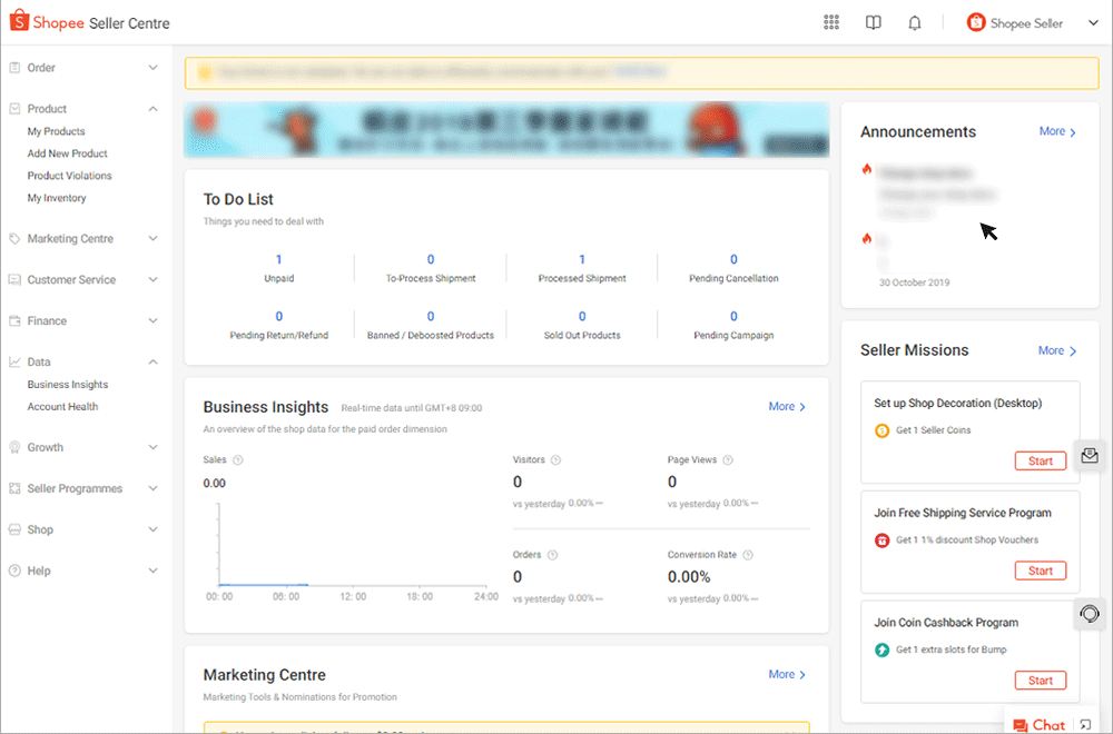 Seller Centre Improvements: My Products, Shop Decoration, Chat Management | Shopee PH Seller ...