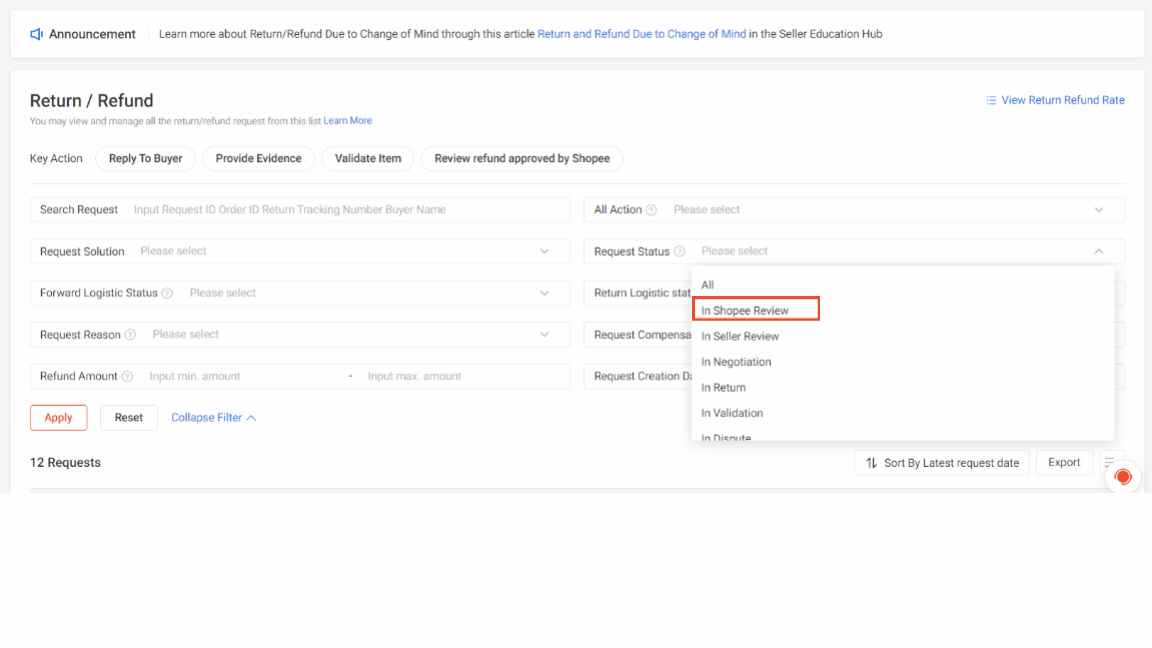 New Return and Refund Features Available on Seller Center | Shopee PH Seller Education Hub