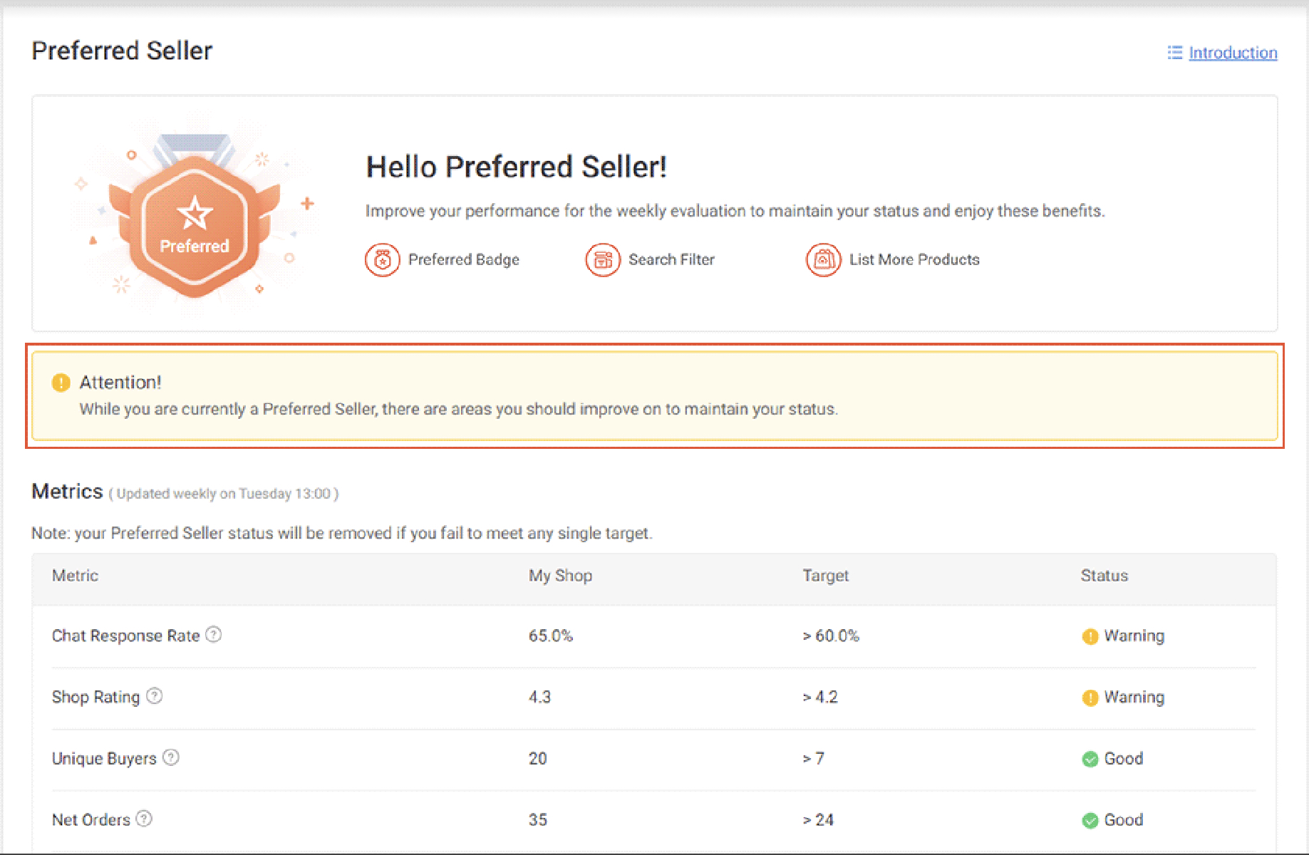 Maintaining My Performance as a Preferred Seller | Shopee PH Seller Education Hub