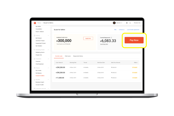 SLoan for Mall Sellers (Shopee Mall Sellers) | Shopee PH Seller ...