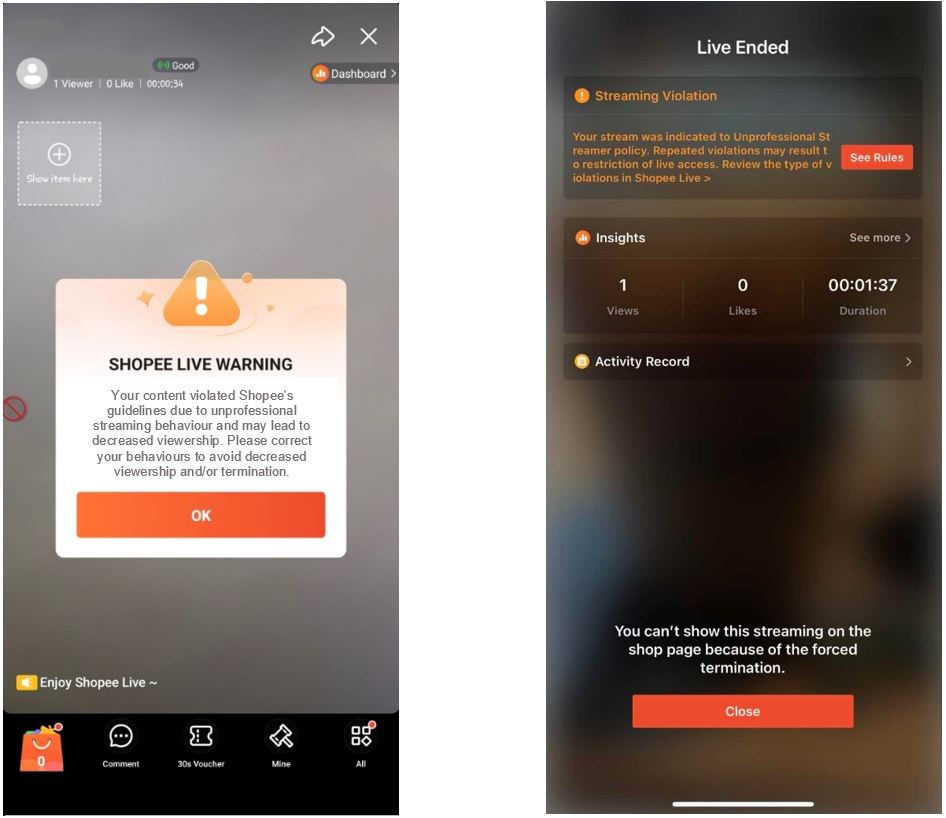 Shopee Live Policies and Community Guidelines | Shopee PH Seller ...