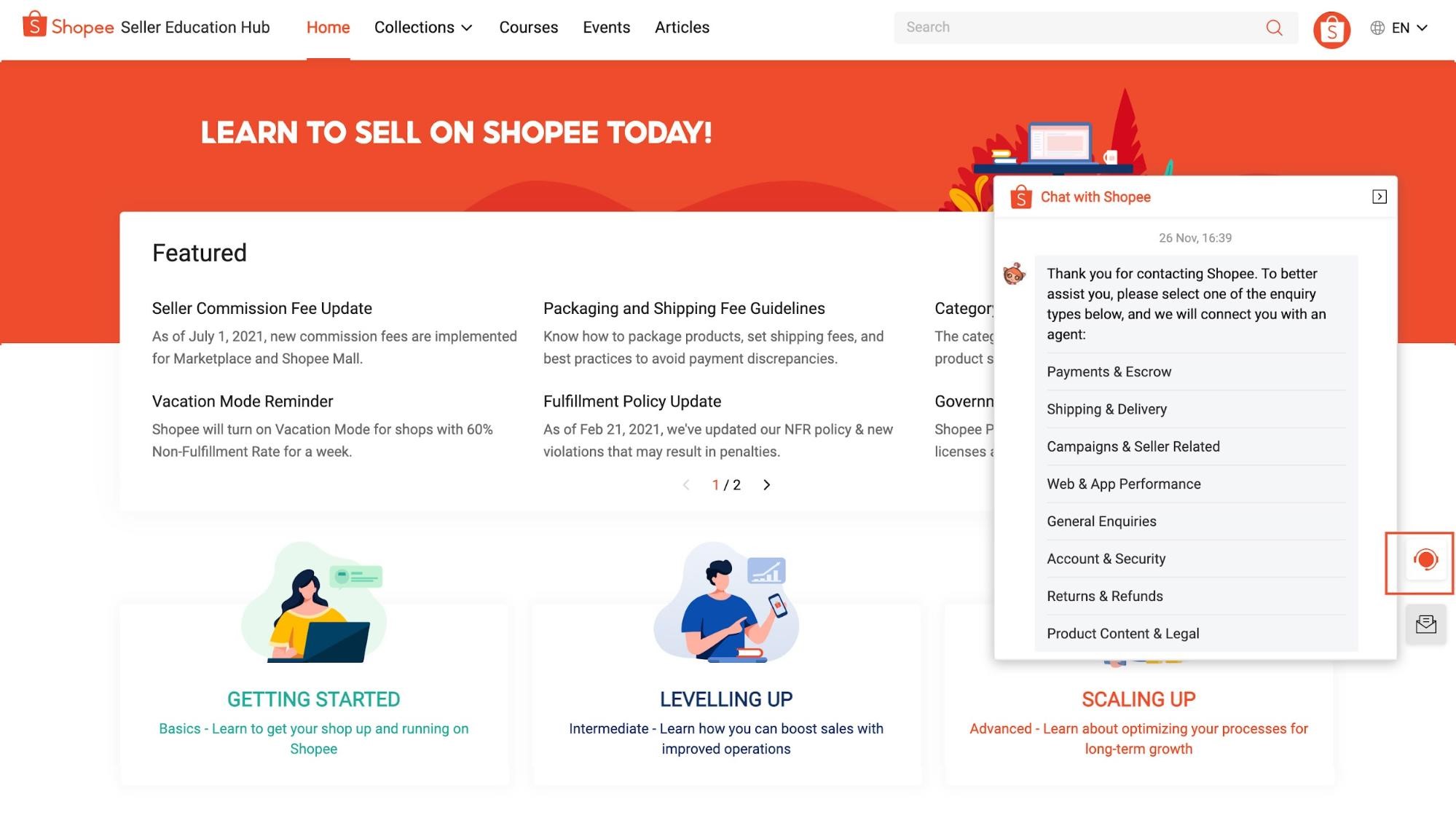 How to Contact Shopee Customer Service | Shopee PH Seller Education Hub