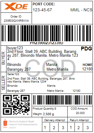 Types of shipping documents | Shopee PH Seller Education Hub