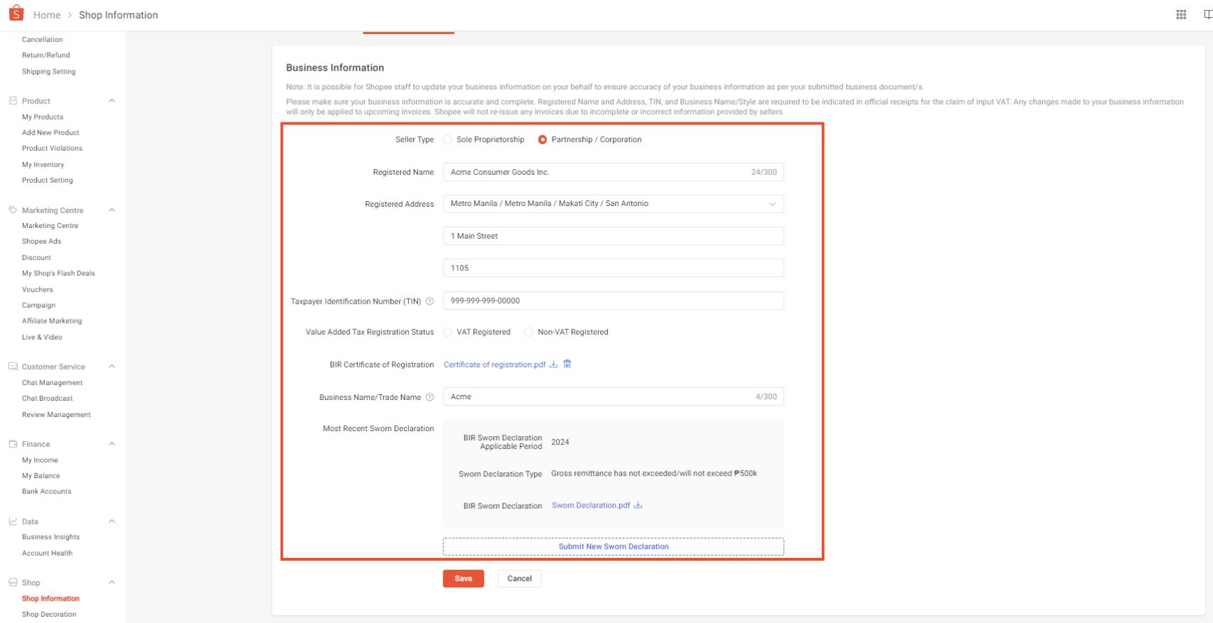 Regulations on Creditable Withholding Tax and BIR Registration | Shopee ...