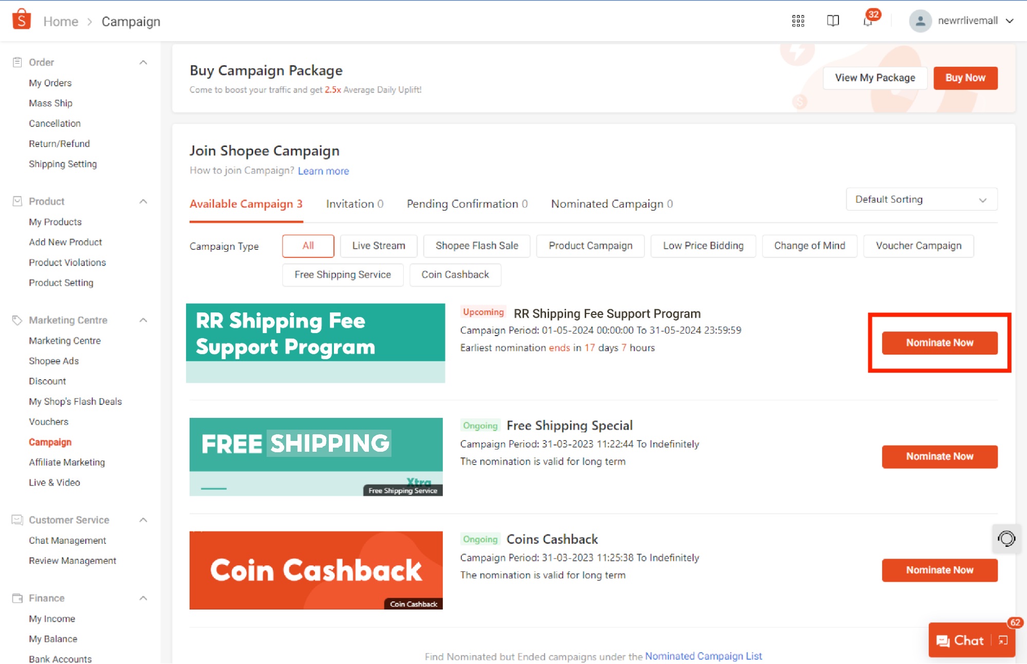What is RR Shipping Fee Support Program? | Shopee PH Seller Education Hub