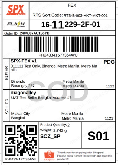 Types of shipping documents | Shopee PH Seller Education Hub