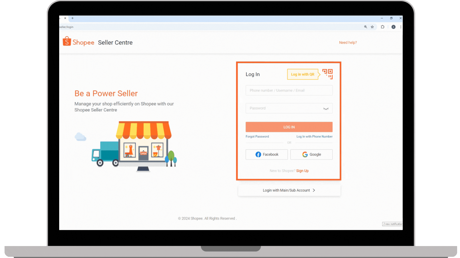 Seller Services forms via Shopee Chat | Shopee PH Seller Education Hub