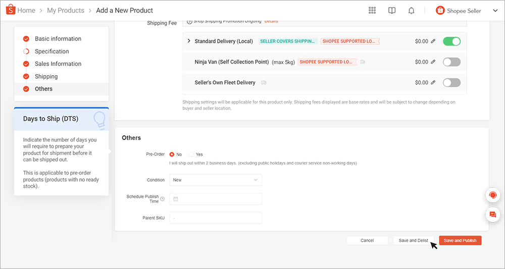 How can I schedule products to be listed at a later time? | Shopee PH ...