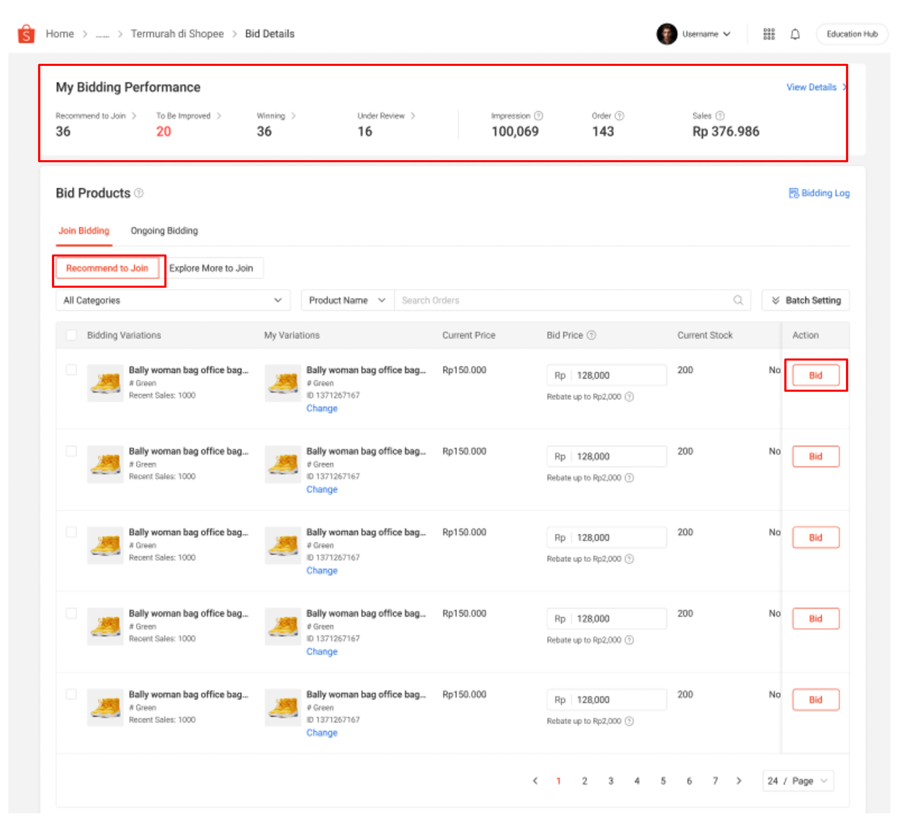 Real Time Bidding | Shopee PH Seller Education Hub