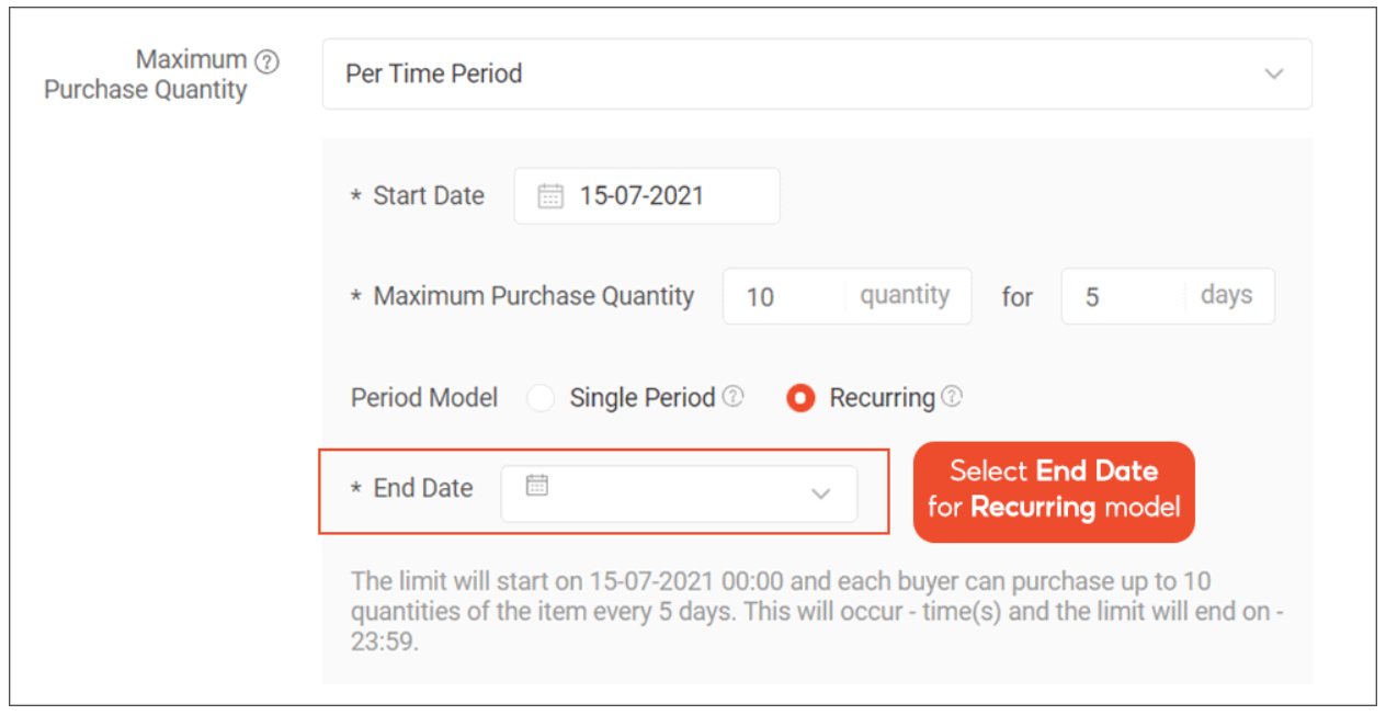 Maximum Purchase Quantity | Shopee PH Seller Education Hub