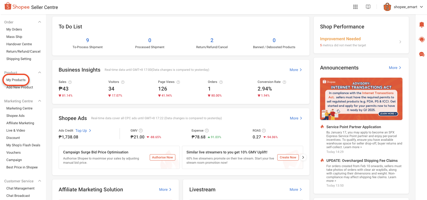 Hot Listing: Seller Centre Overview | Shopee PH Seller Education Hub