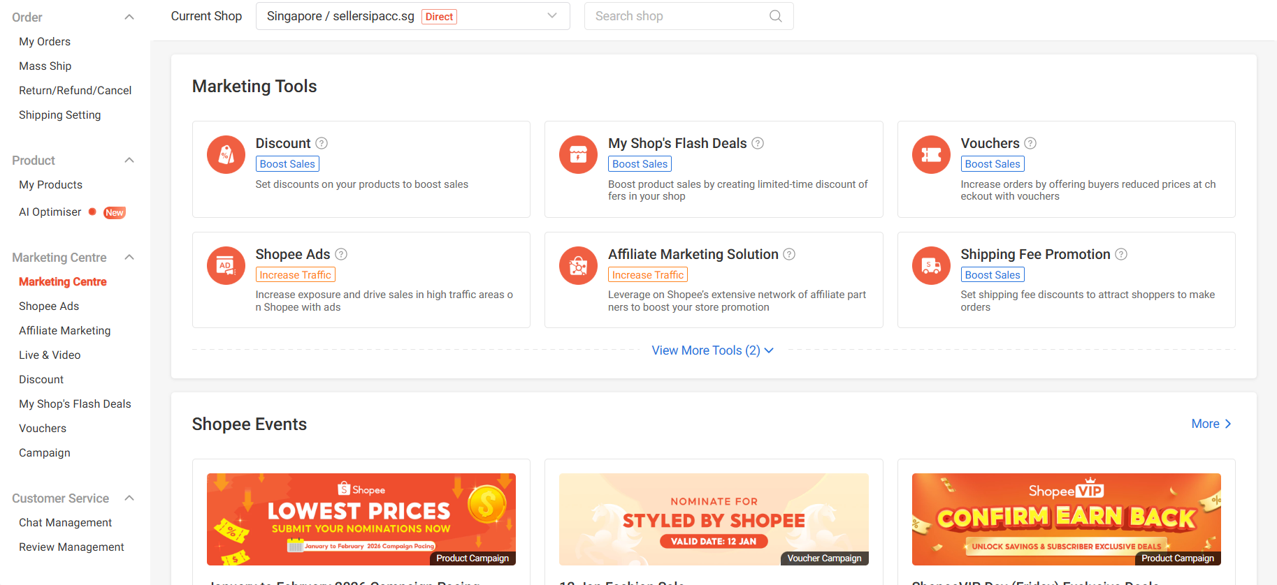 PH-Singapore Direct Selling: Ads and Marketing | Shopee PH Seller ...