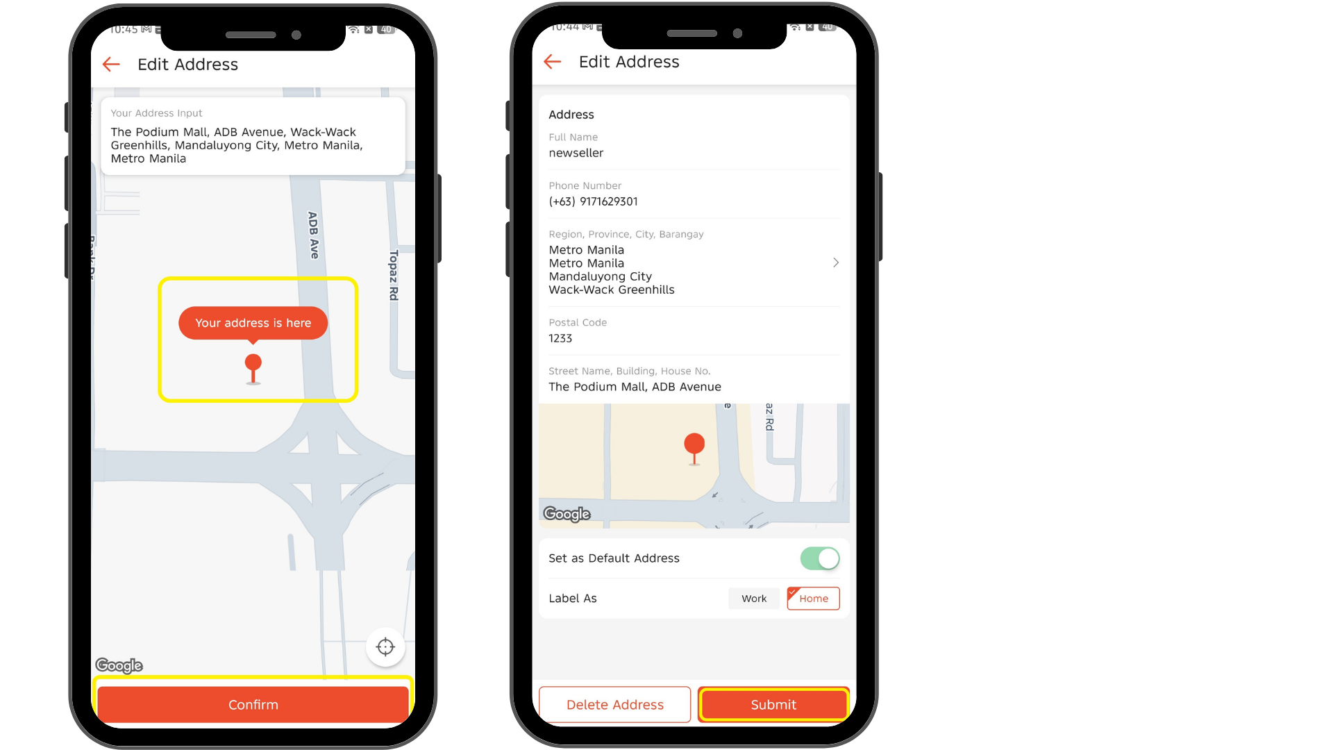 How do I add/edit/delete my address? | Shopee PH Seller Education Hub