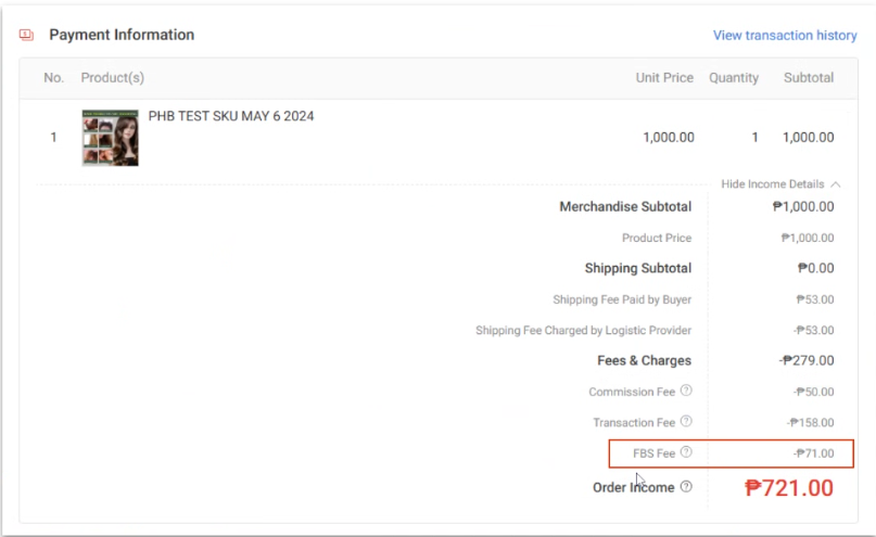 Order-Level FBS Fee Deduction for Select FBS Sellers | Shopee PH Seller ...